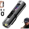Pocket Rechargeable EDC Flashlight: 500 Lumens Mini Keychain Light with ...