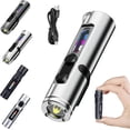Pocket Rechargeable EDC Flashlight, 500 Lumens Mini Keychain Light ...