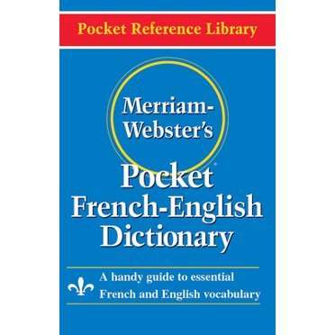 Merriam-Webster's American English Pocket Thesaurus (Paperback ...
