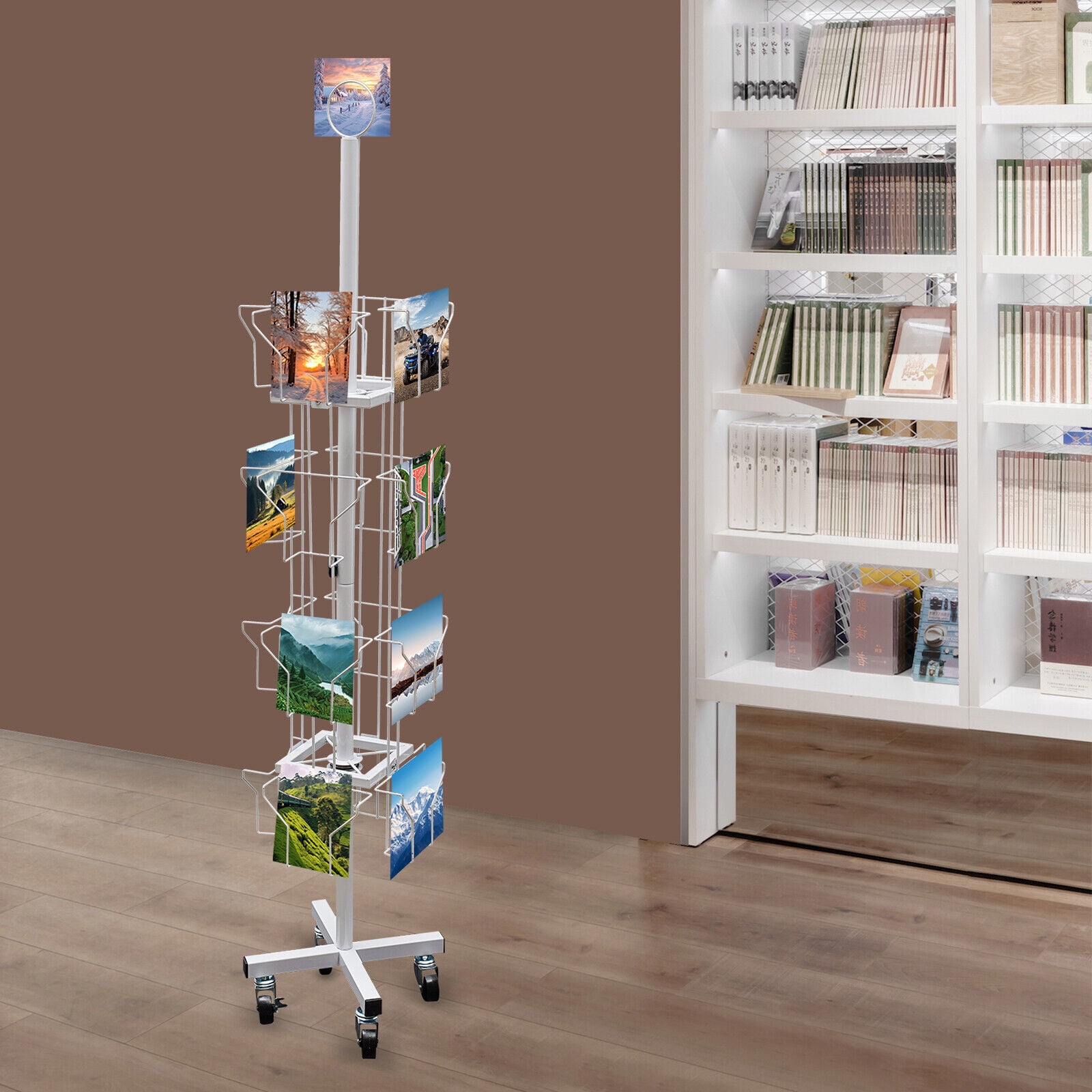 Pocket Rotating Holder, Rotating Greeting Card Rack, Display Stand ...