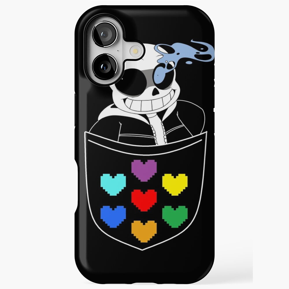 Pocket Sans Meme V3 Retro Cartoon Funny Case for iPhone 11 through 17 ...