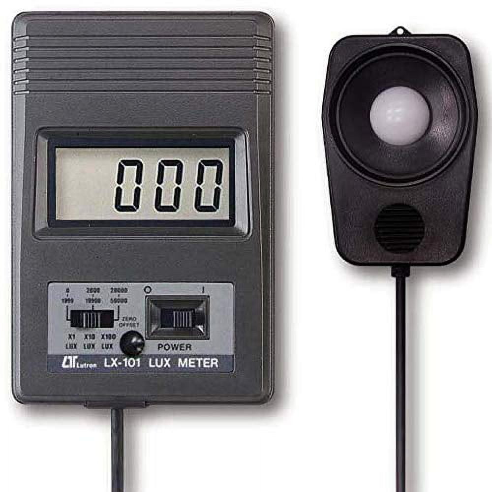 Pocket Size Digital Luxmeter, Measures 0-50,000 Lux in 3 Ranges, 4 ...