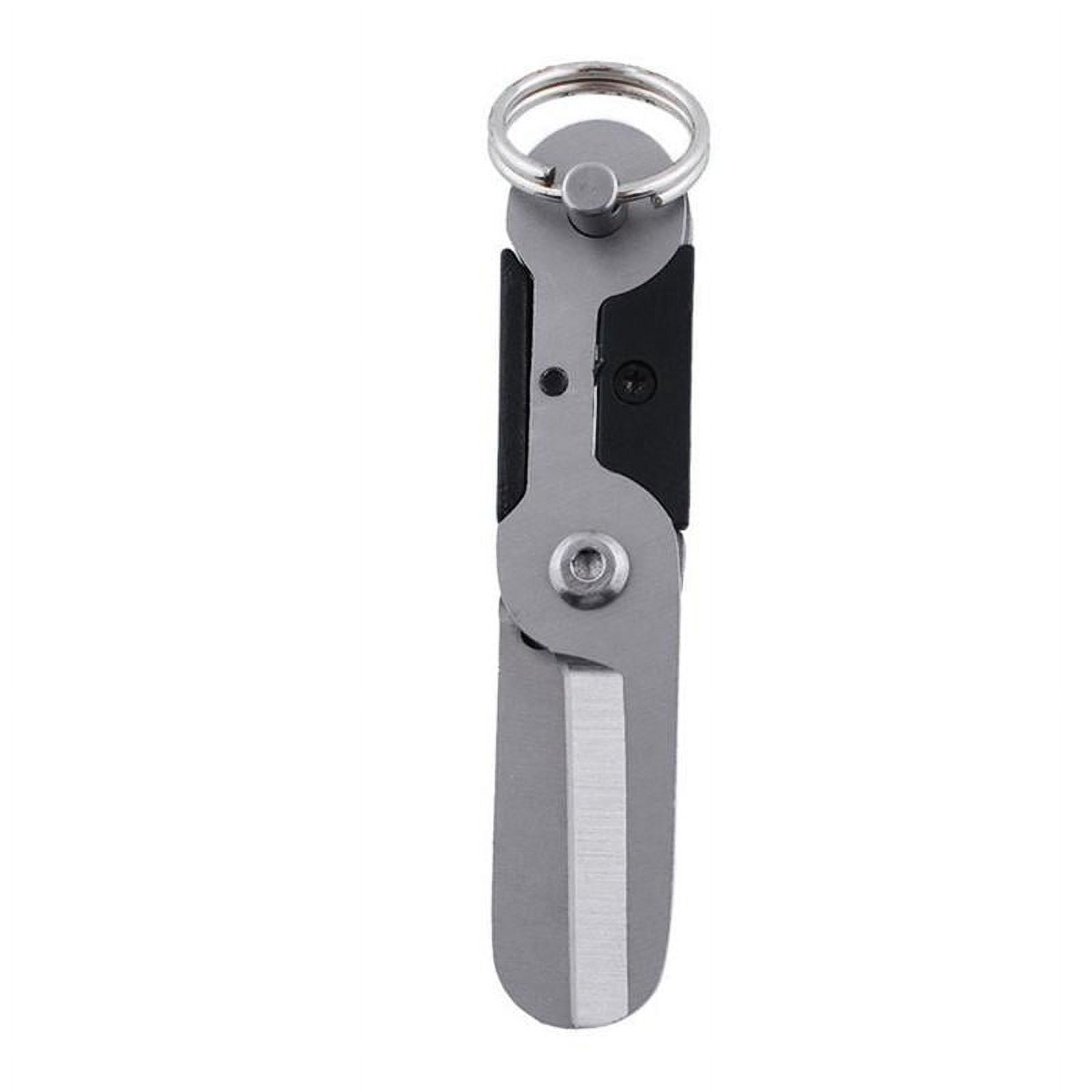 Pocket-Sized Foldable Keychain Scissors: Plastic and Steel EDC Outdoor ...