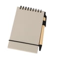 Pocket Sized Memo Pad 50 Sheets Unruled Elastic Strap Closure Small ...
