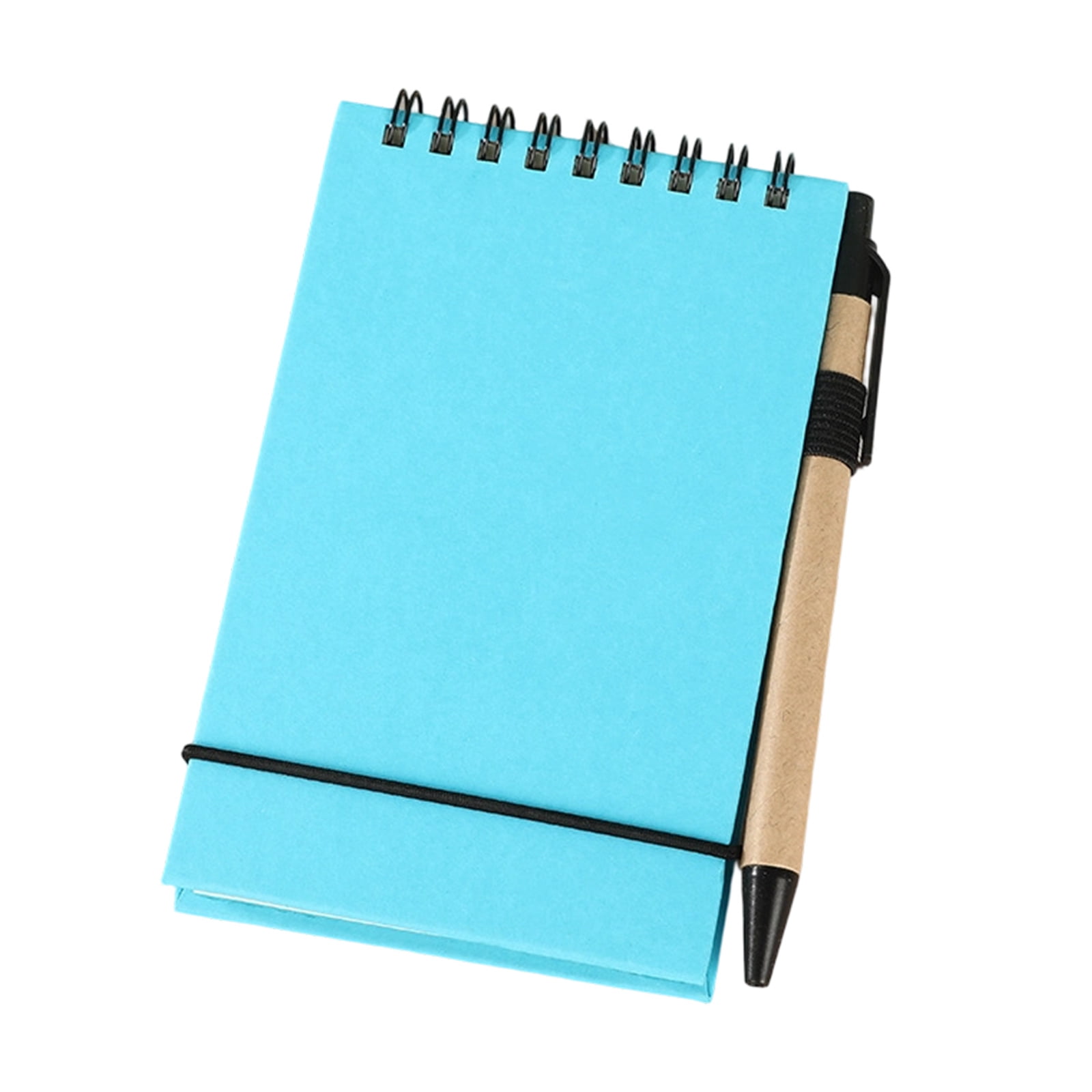 Pocket Sized Memo Pad 50 Sheets Unruled Elastic Strap Closure Small ...