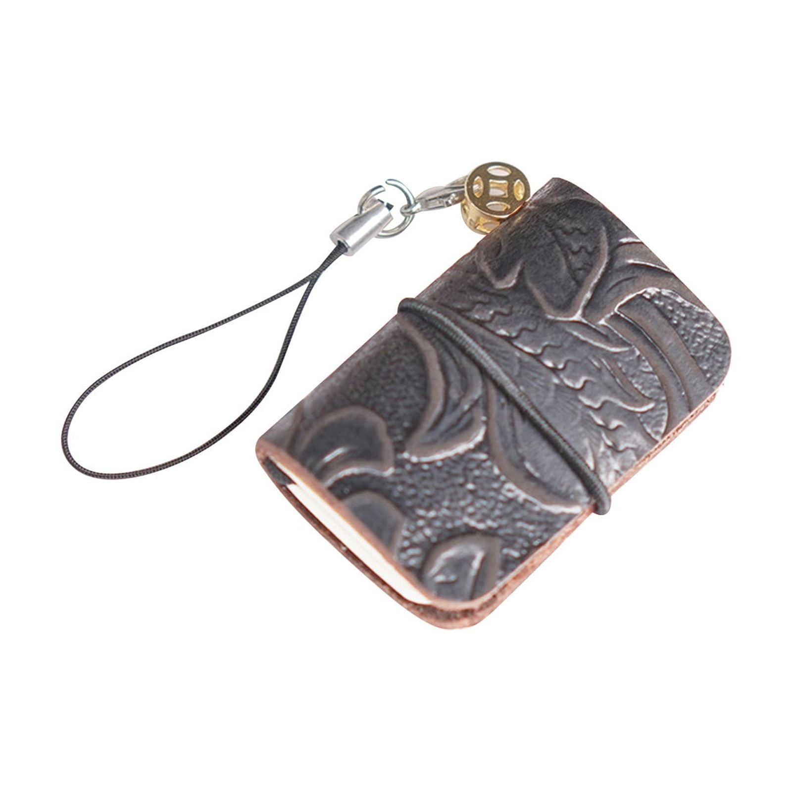 Pocket-Sized Mini Notebook - Portable Leather Journal for Travel, Daily ...