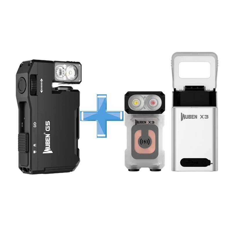 Pocket-Sized Mini RGB Flashlight - 400LM Brightness, USB-C Rechargeable ...