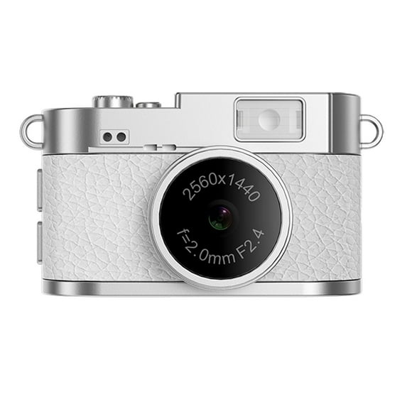 Pocket Sized Retro 2K Digital Camera Alloy Body Multiple Mode Includes ...