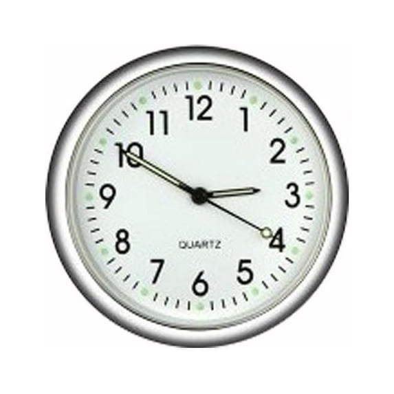 Pocket Small Mini Luminous Quartz Analog Watch Stick-On Clock Lot T3 ...