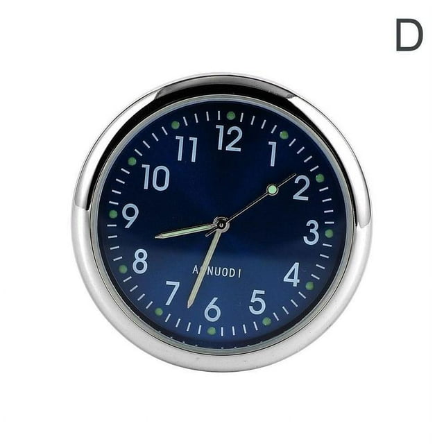 Pocket Small Mini Quartz Analog Watch Stick-On Clock Boat For Car Bike ...