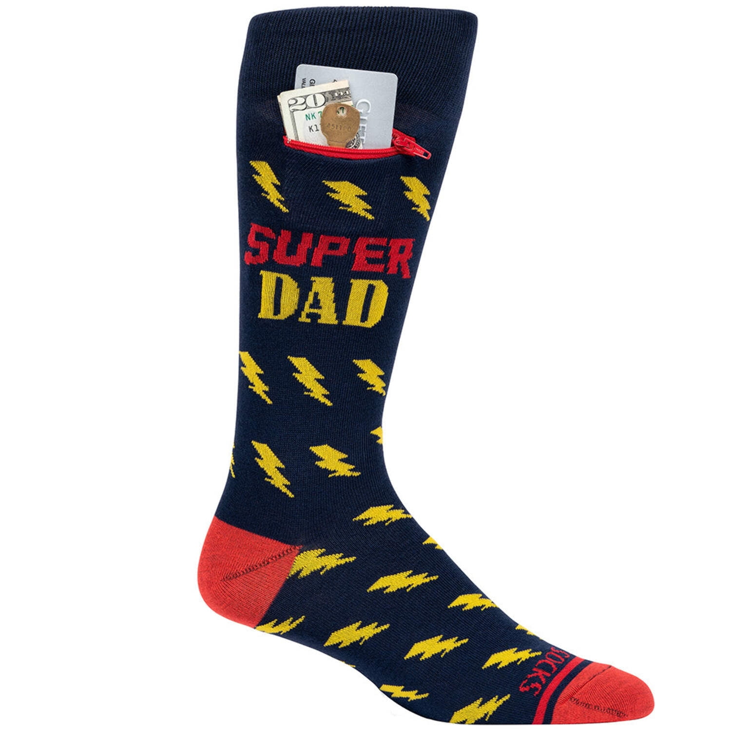 Pocket Socks® Super Dad, Mens - Walmart.com