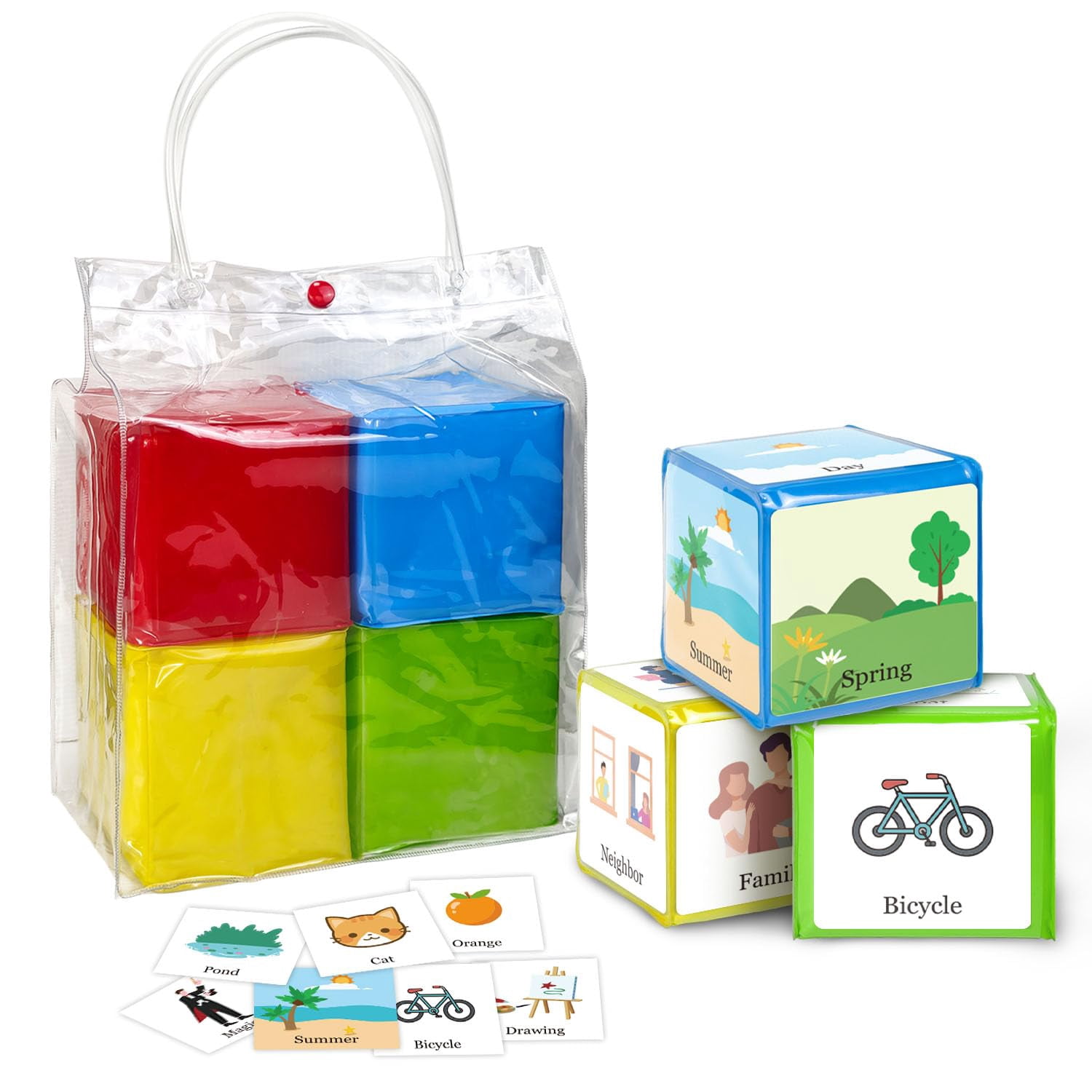 Pocket Story Dice for MMF7 Kids Playing Game Dice Cubes for Classroom ...