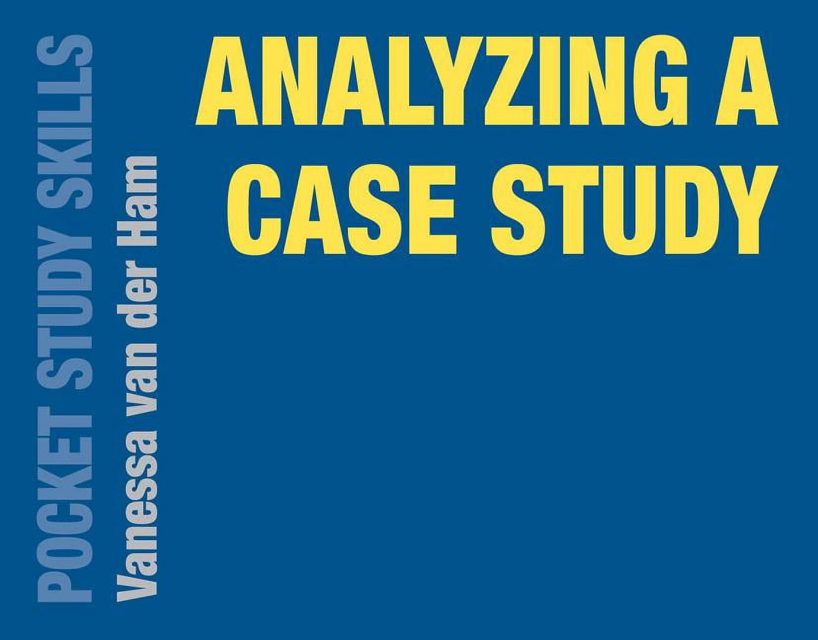 Pocket Study Skills Analyzing a Case Study, Book 30, (Paperback ...