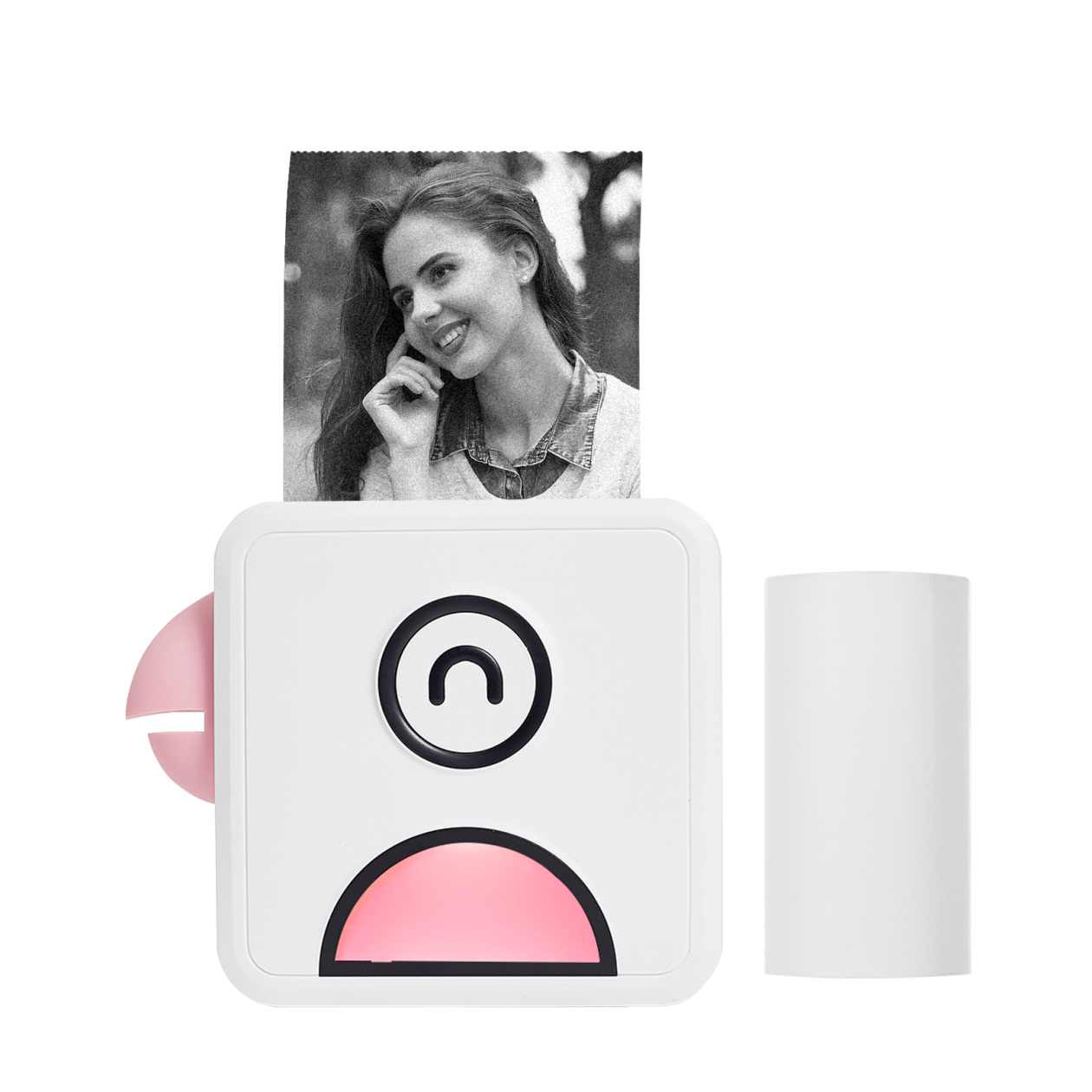 Pocket Thermal Printer with Integrated Cutter,Portable Wireless Inkless ...