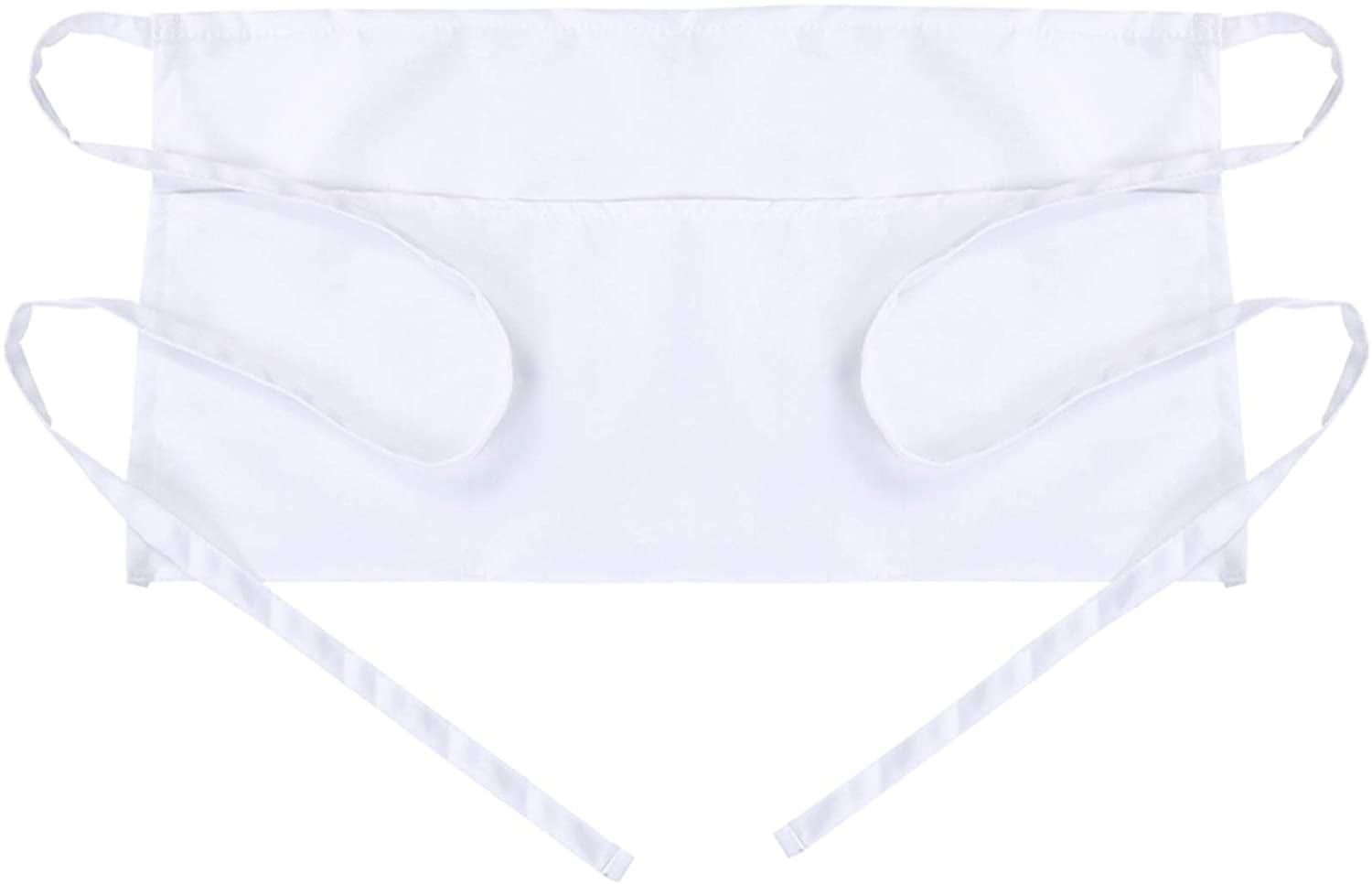 Pocket Waist Aprons - Waiter Short Apron (1-Pack) - Walmart.com
