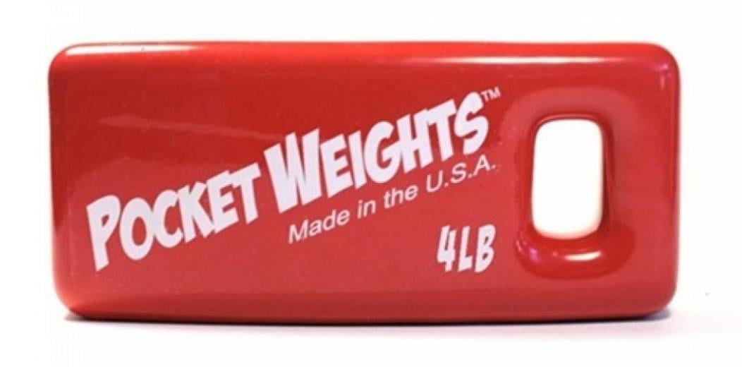 Pocket Weights - Pre-Formed Rectangular - 4lbs. - Walmart.com