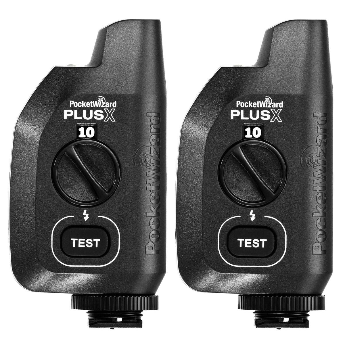 PocketWizard PlusX Wireless Flash Transceiver 2 Pack, 1600' Range, 10 ...