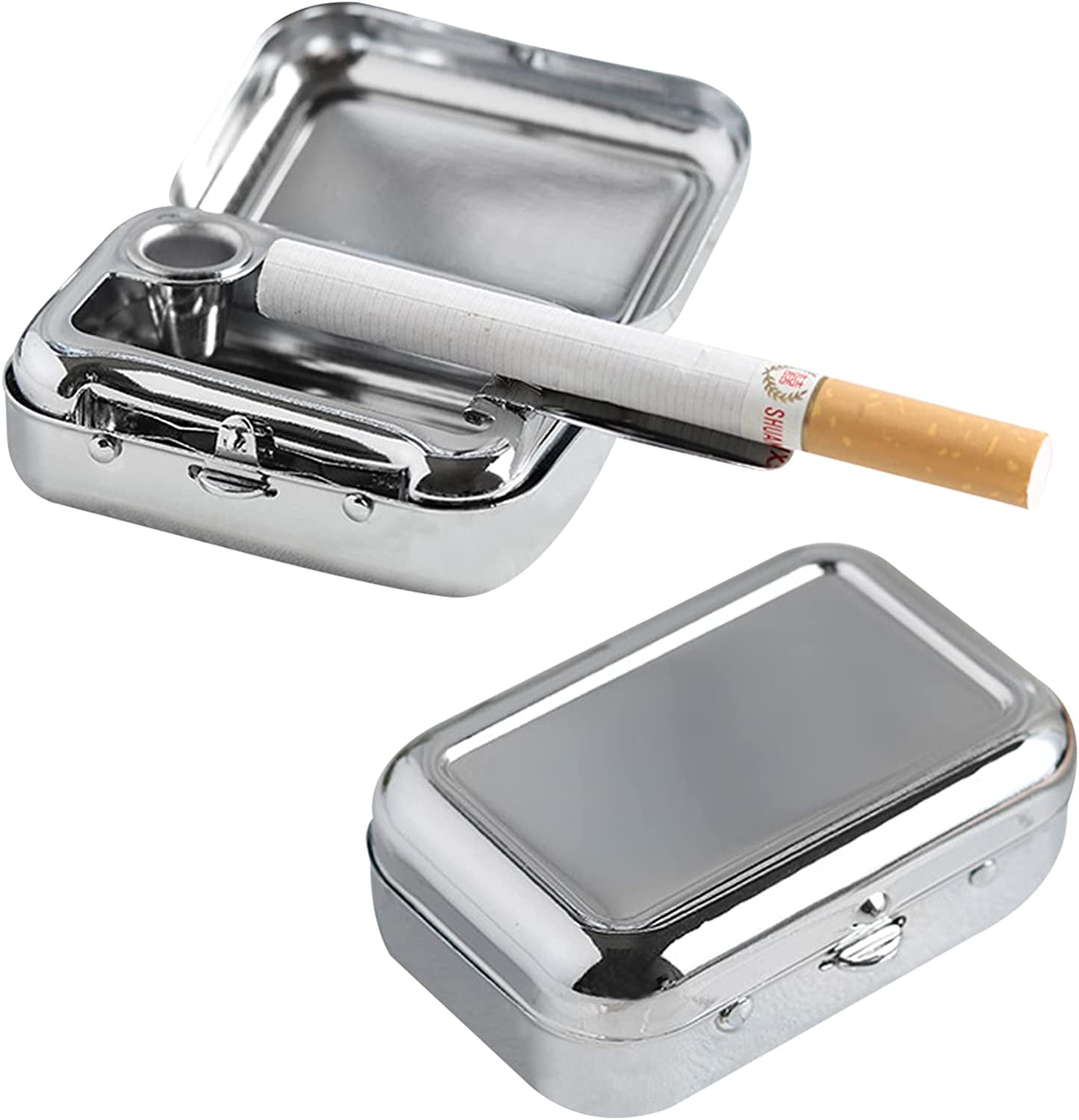 Pocket ashtray, for cigarettes when traveling and traveling, mini ...