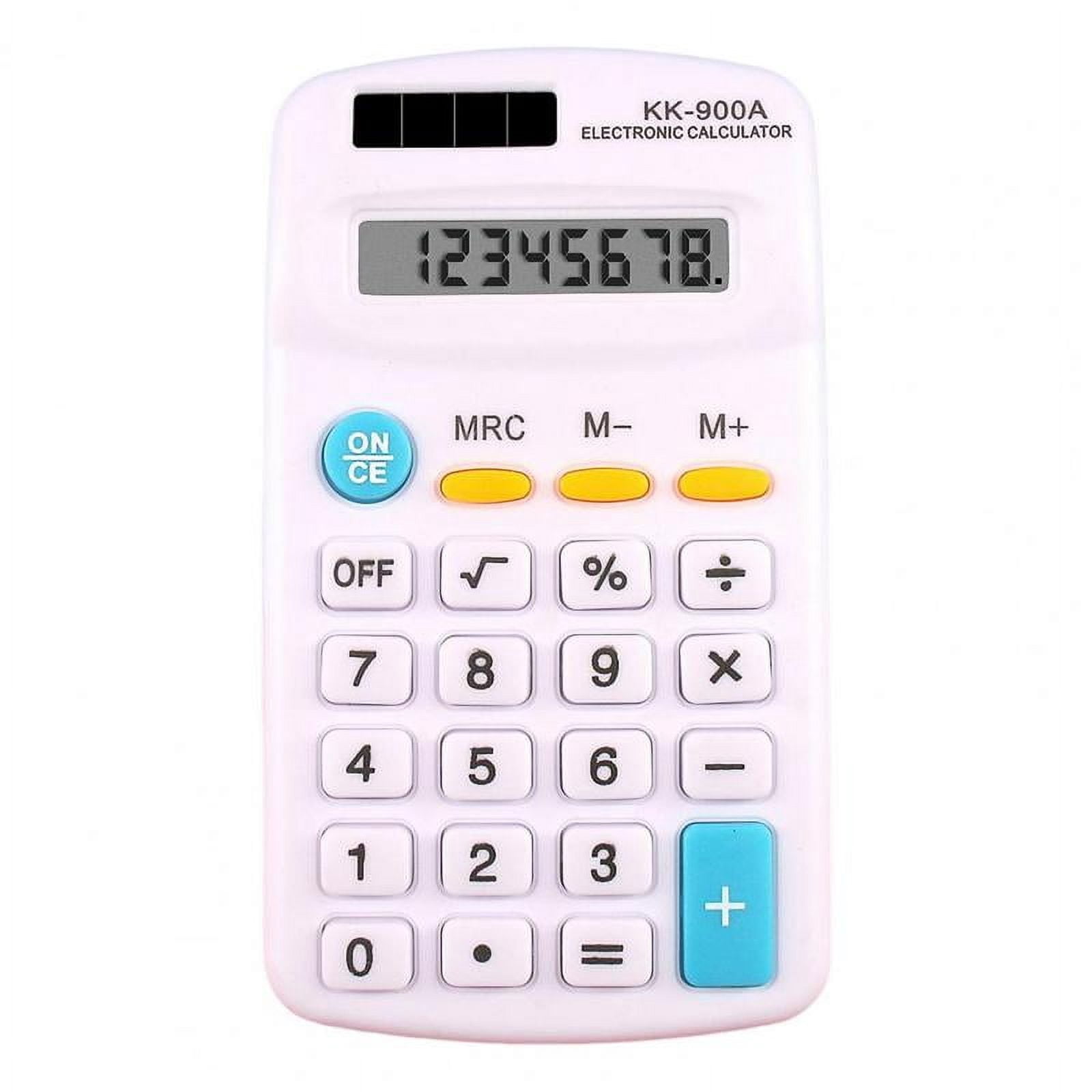 Pocket calculator business 8-digit led large screen big button mini ...