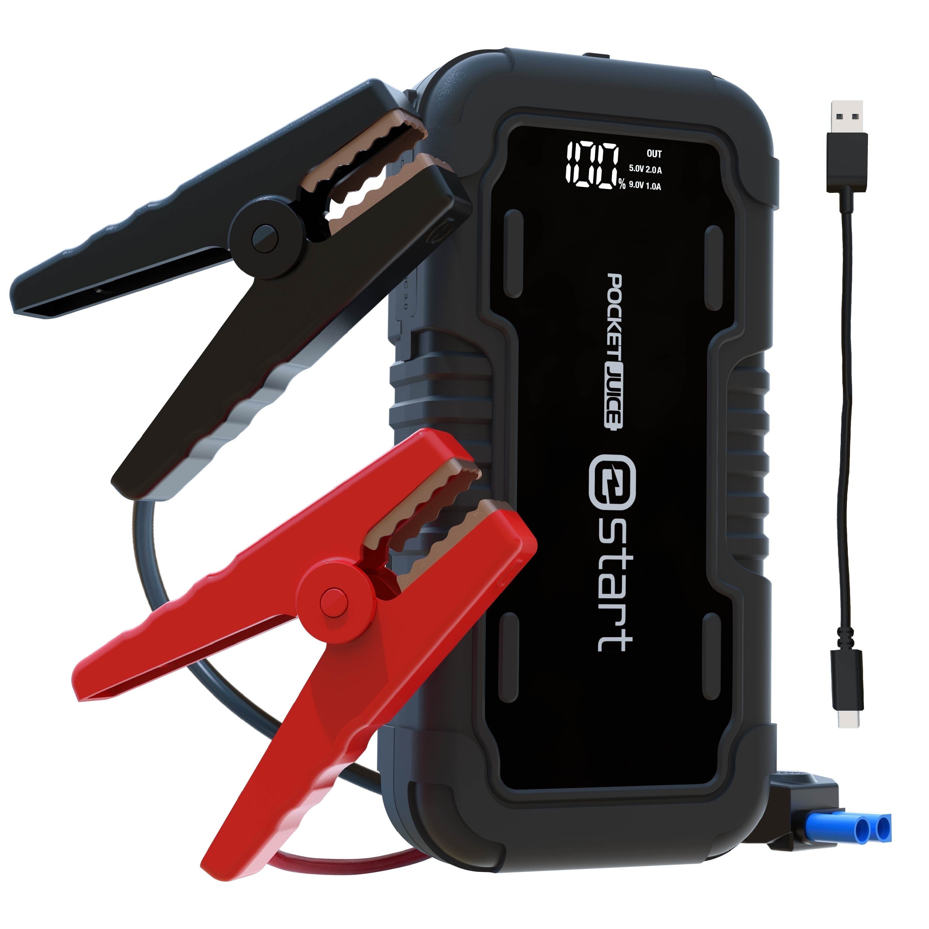Pocket Juice E Start 2000A Car Jump Starter and Portable Power Bank ...
