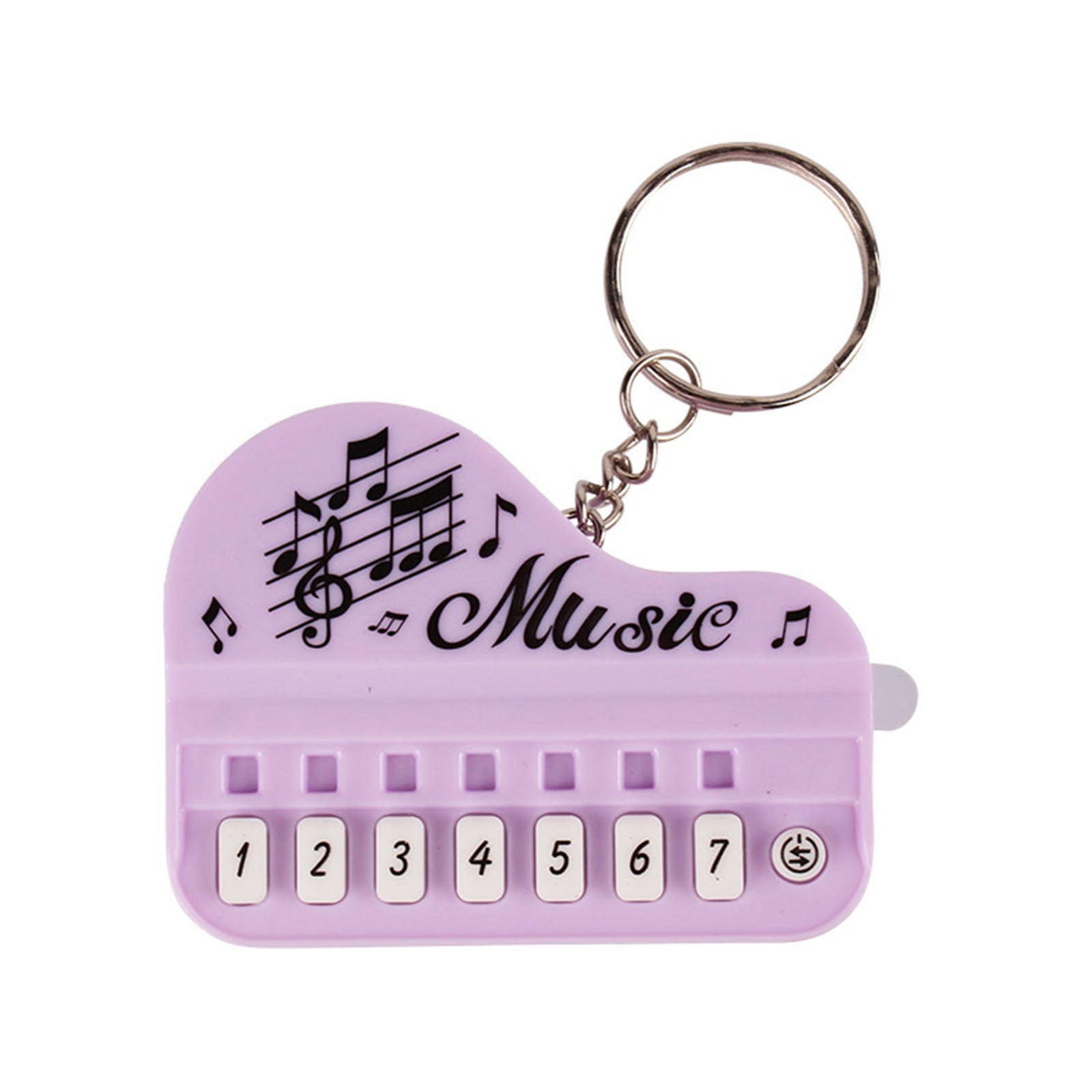 Pocket sized Electronic Keyboard Keychain Small Music Toy with Multiple Sound Effect Excellent ...