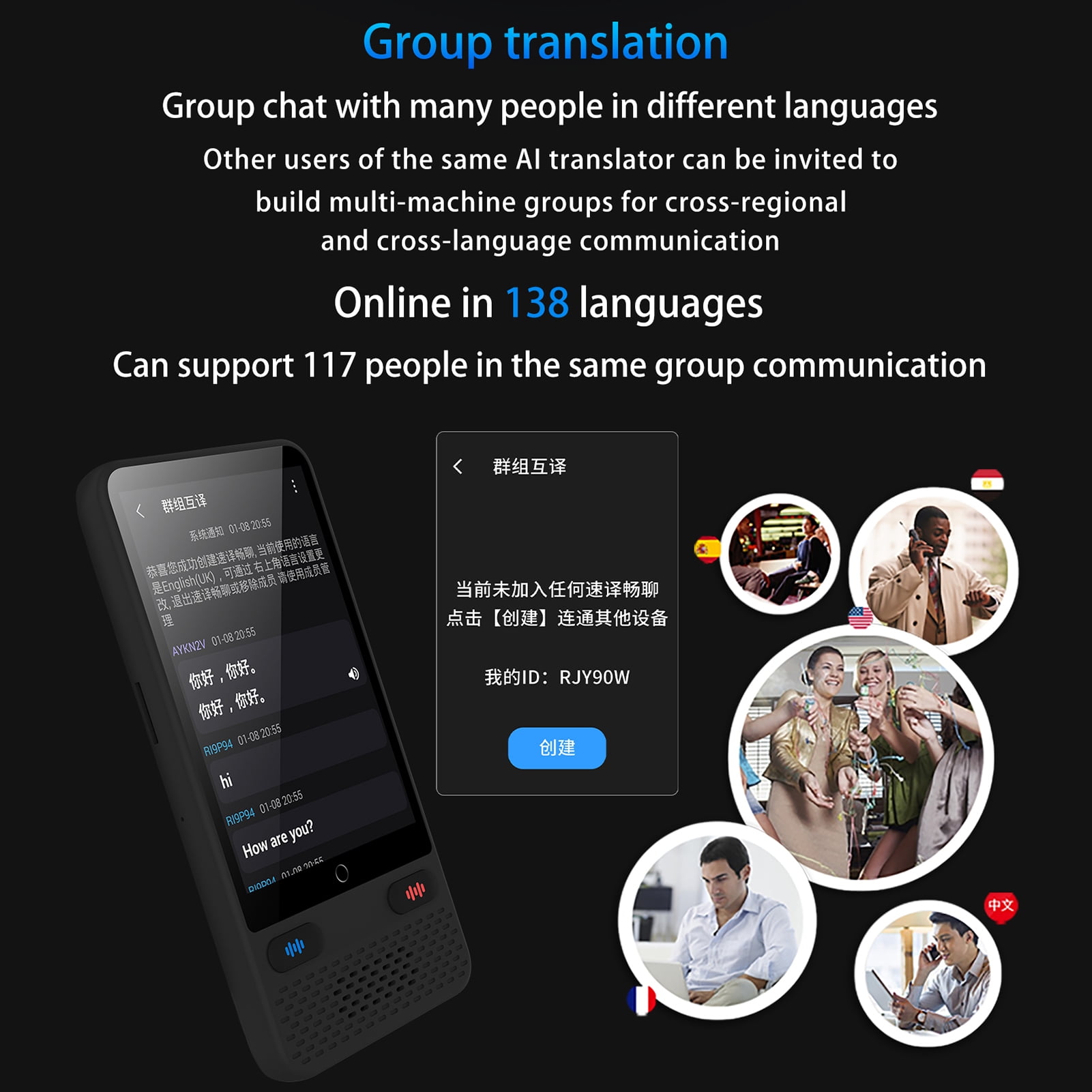 Pocket-sized Portable Language Translator Device With 138 Languages Voice Translating Offline ...