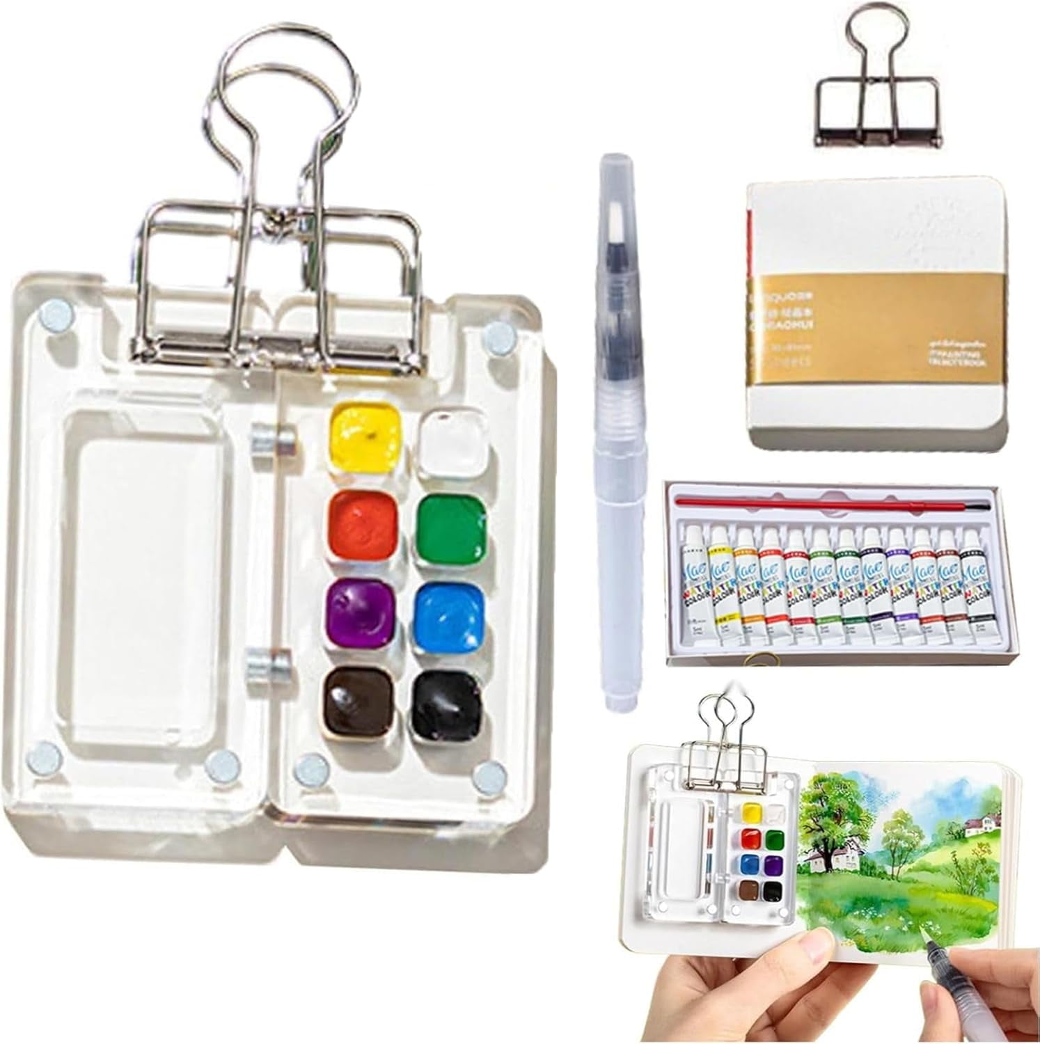 Pocketartist Watercolor Travel Set, Fourseasons Pocket Artist ...