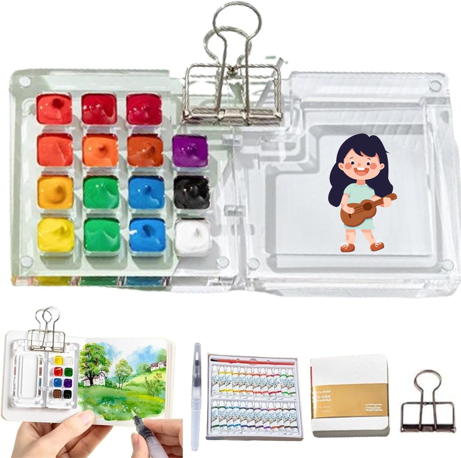 Pocketartist Watercolor Travel Set, Pocket Artist Watercolor Travel Set ...