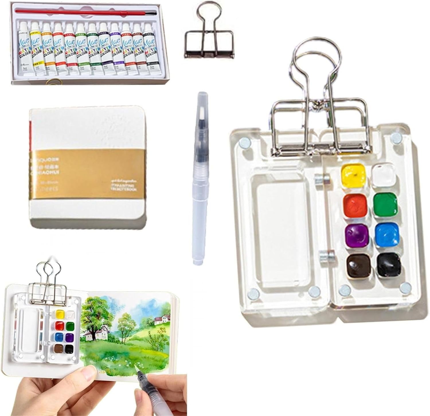 Pocketartist Watercolor Travel Set, Pocket Artist Watercolor Travel Set ...