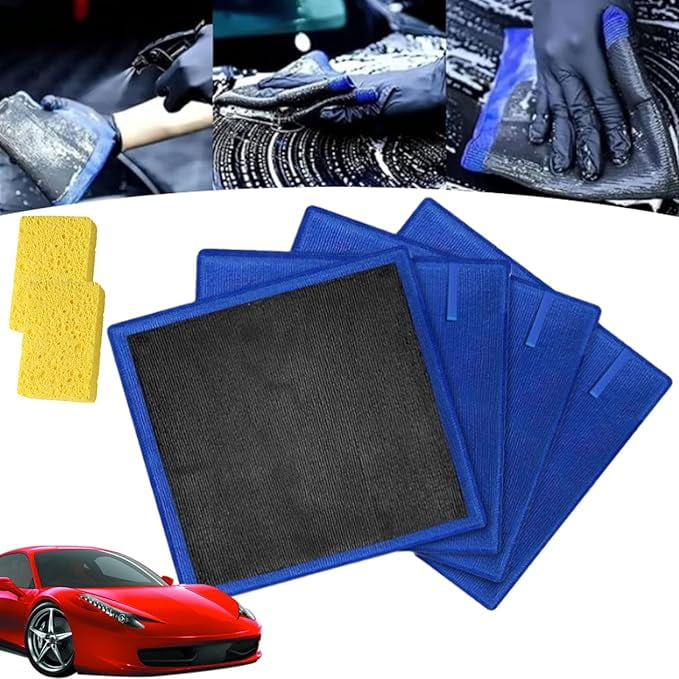 Pocketaza Car Magic Clay Towel, Acknowledgen Clay Bar Towel, Clay Towel ...