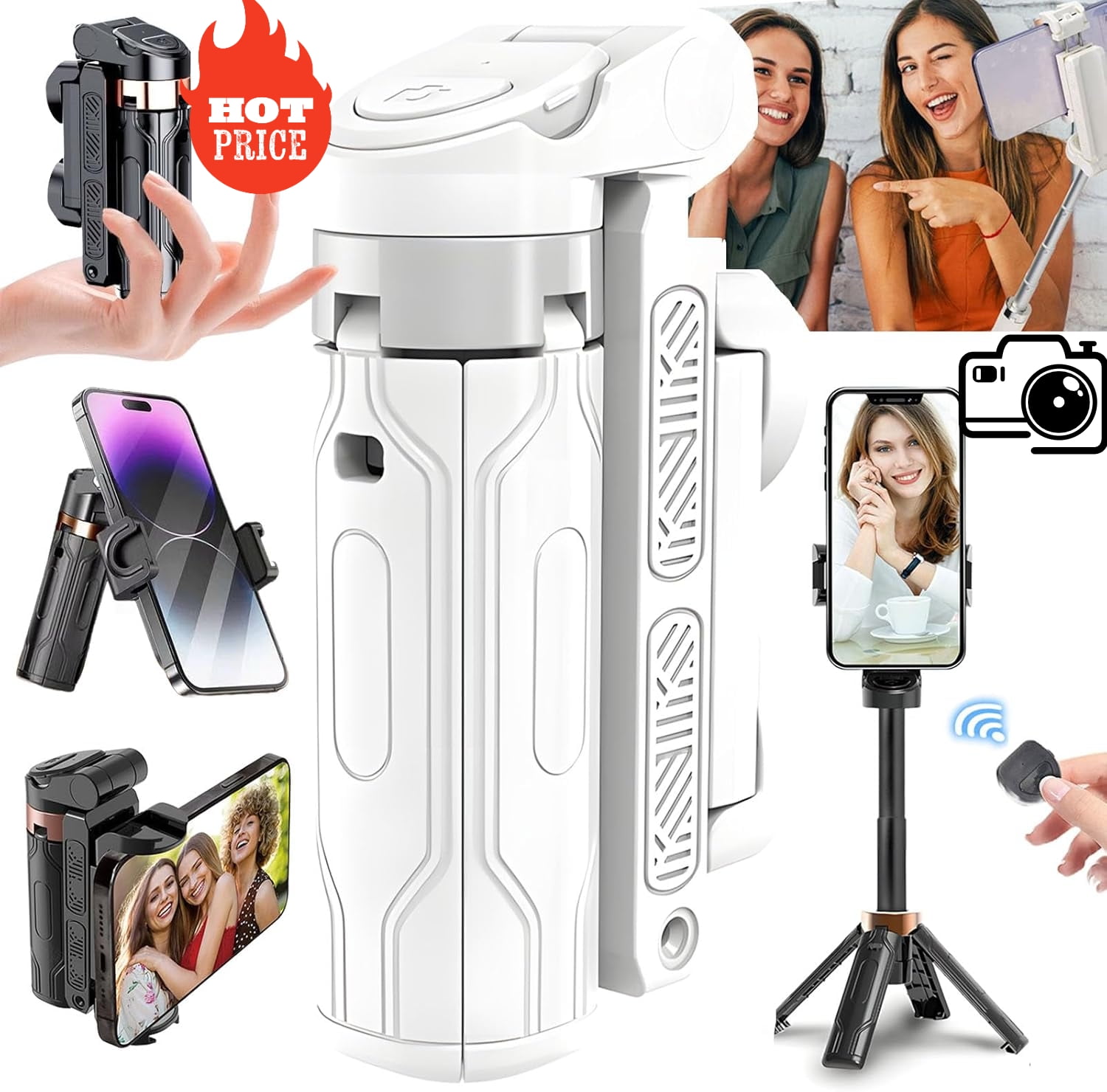 Pocketflex Mini Tripod,2025 New Tripod Mini Jj02,360° Flipping Flexible ...