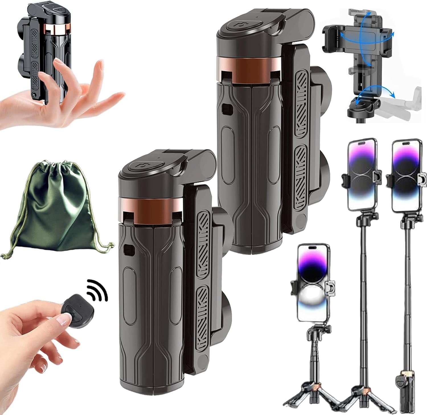 Pocketflex Mini Tripod, Tripod Mini Jj02, Razunoth Tripod, Extendable Pocketflex Tripod with ...