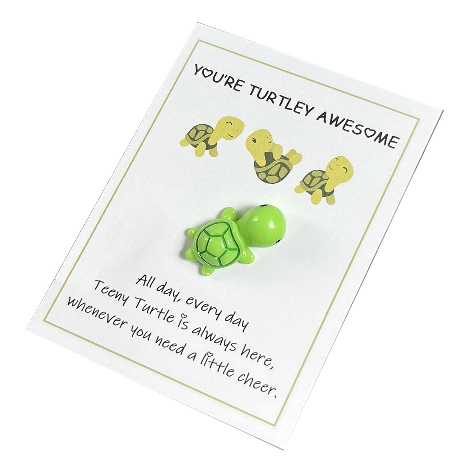 Pockets Hug Turtles Decorations Family Turtles Card Emotional Supports ...