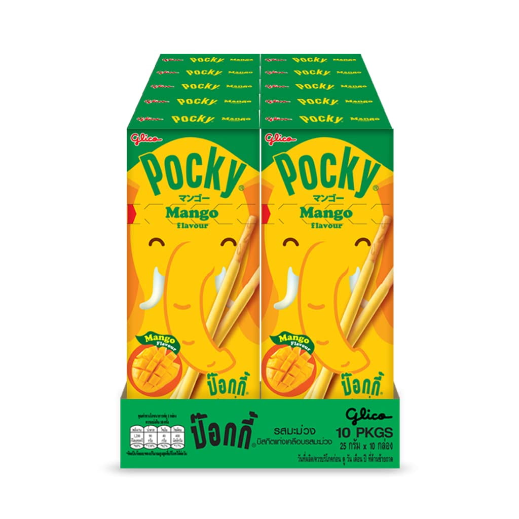 Pocky Biscuit Stick, Mango CM31 Flavored, Ounce (Pack of 10) (Mango ...