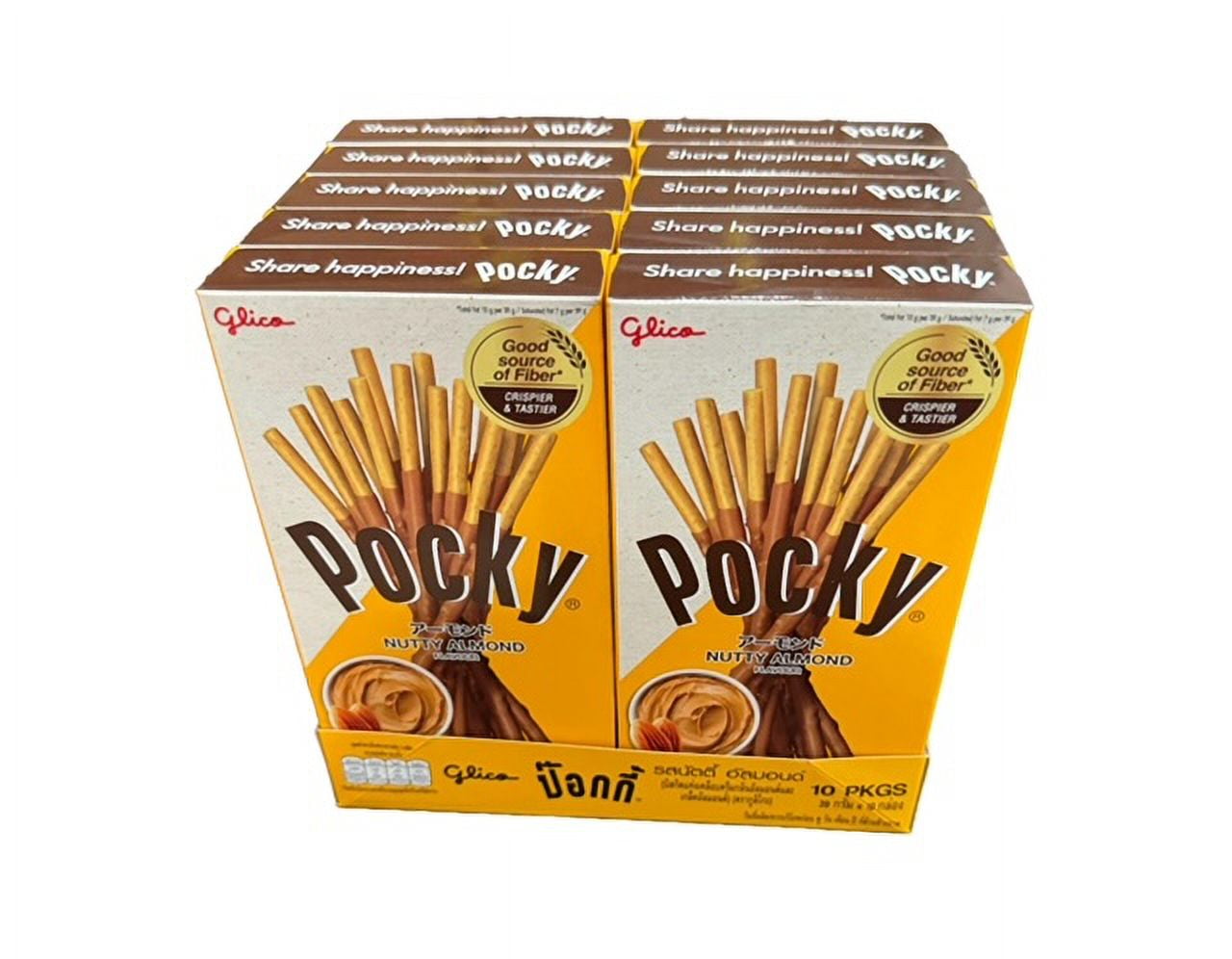 Pocky Biscuit Stick, Nutty Almond - Pack of 10 - Walmart.com