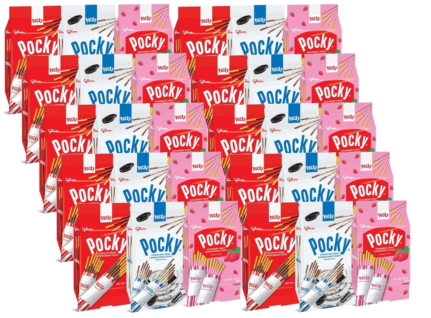 Pocky Sticks Japanese Snacks Pocky Variety Pack of 30 Asian Snacks ...