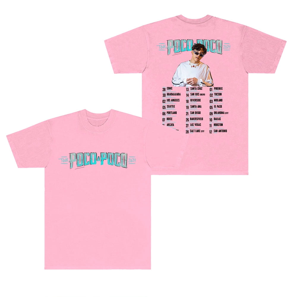Poco A Poco Tour Merch T-shirts New Logo Tee Women Men Fashion Casual ...
