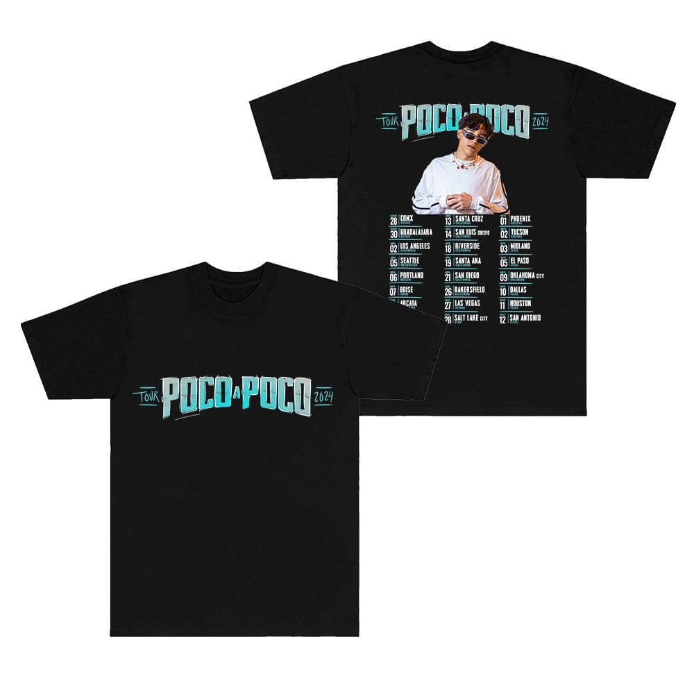 Poco A Poco Tour Merch T-shirts New Logo Tee Women Men Fashion Casual ...