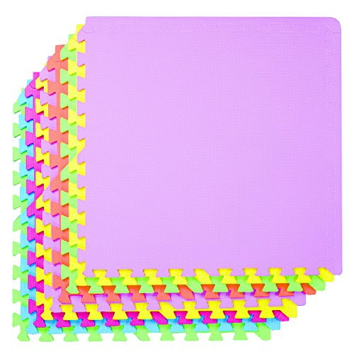 Poco Divo 36Sqft Giant Play Mat 9Tile Excise Mat Easy Setup Solid Eva ...