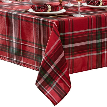Homespun Grey 100% Cotton Tablecloth 70" Round - Walmart.com