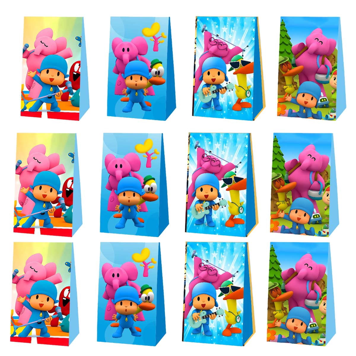 Pocoyo Candy Bags Birthday Goodie Party Favor Decorations Treat ...