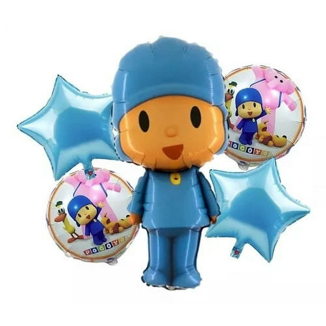 Pocoyo Shape Balloons, Toddler Birthday Party Theme Supplies ...