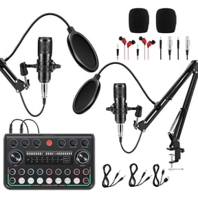 BM800 Condenser Studio Mic Kits: Starter Set, Professional Setup, Music ...
