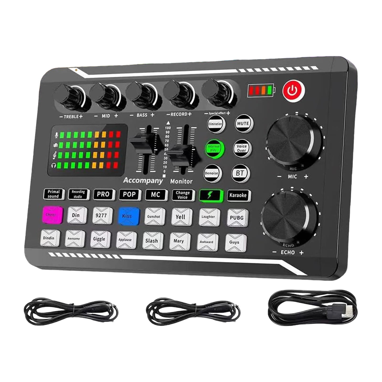 Podcast Equipment Bundle Audio mixer All-in-One Podcast Production ...