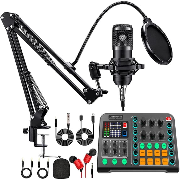 Podcast Equipment Bundle, Recording Studio Package Perfect for ...