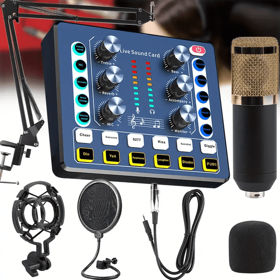 Podcast Equipment Bundle, Recording Studio Package Perfect for ...