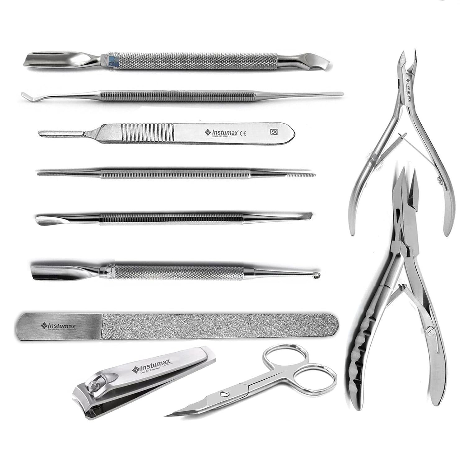 Podiatry Instruments Kit Ingrown Nipper Chiropody Cuticle Cutter Files ...