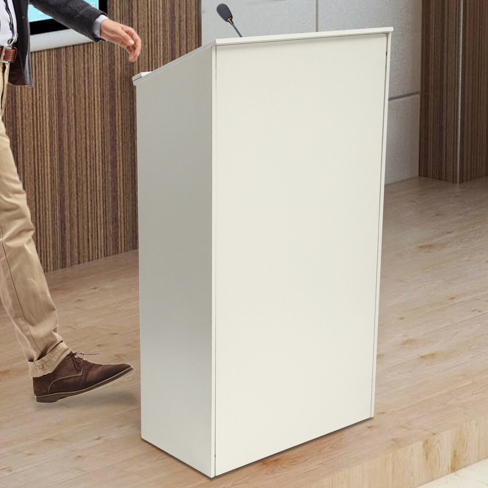 Podium Stand - Hostess Stand, Portable Podium Stand Reception Desk 60* ...