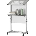 Podium Stand,Portable Lectern with 7 Adjustable Height Positions,Podium ...