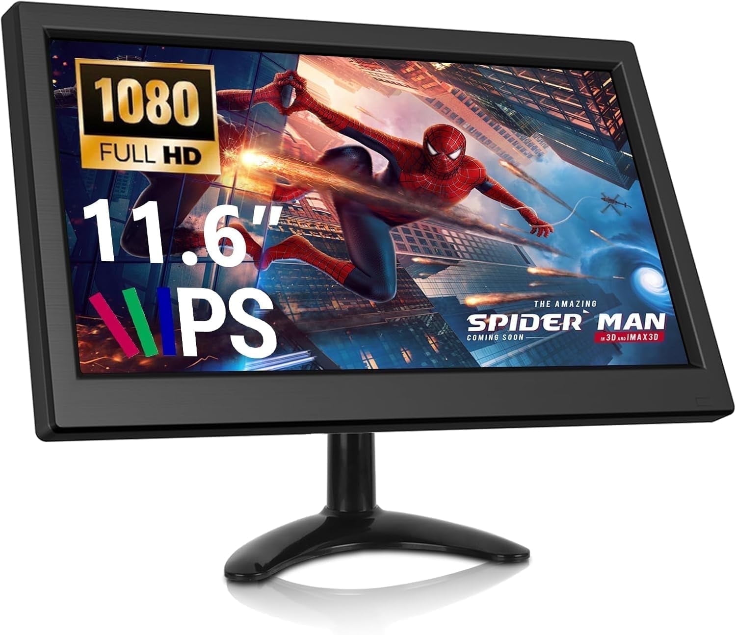 Podofo 11.6'' Small HD Portable Monitor with Input Cable, Remote ...